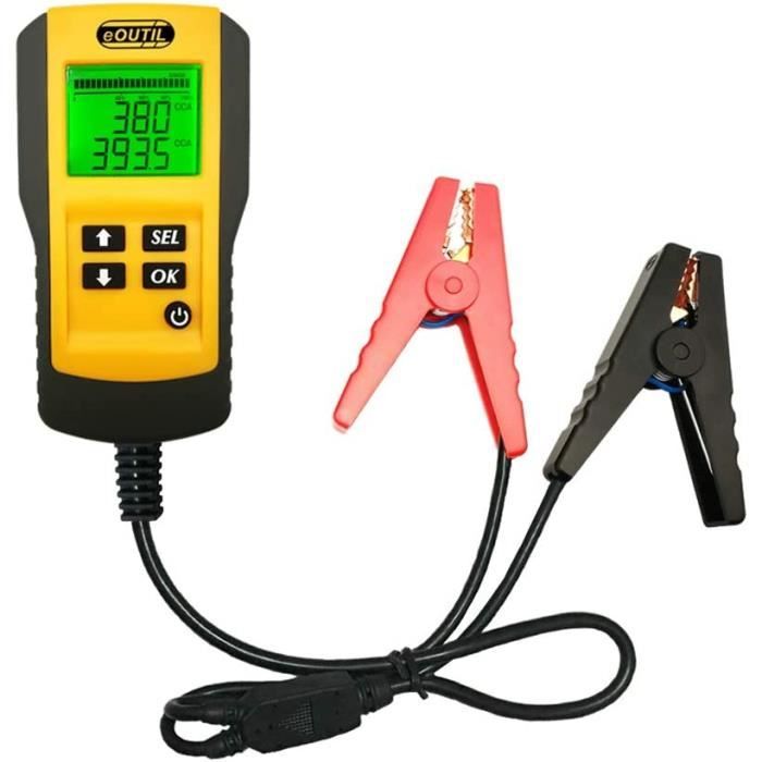 Testeur De Batterie Pour Auto - 12V Car Battery Tester Load Analyzer ...