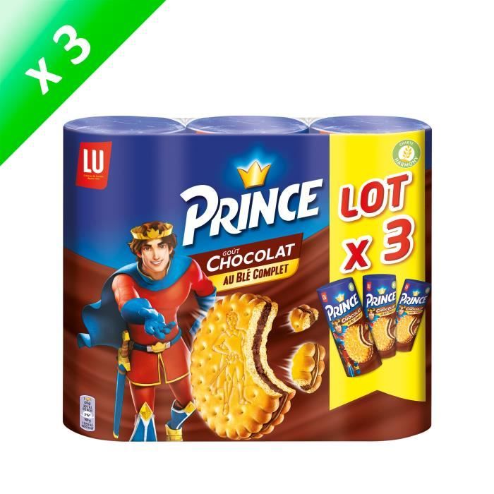 [LOT DE 3] Prince biscuits chocolat 3x300g - Cdiscount Au quotidien