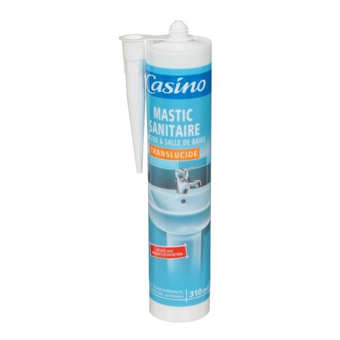 Mastic Sanitaire Transparent - Cdiscount Bricolage