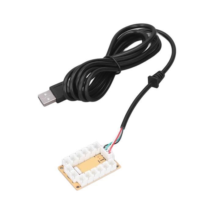 Fdit joystick de clavier Les accessoires d'arcade de jeu rétro de bâton ...