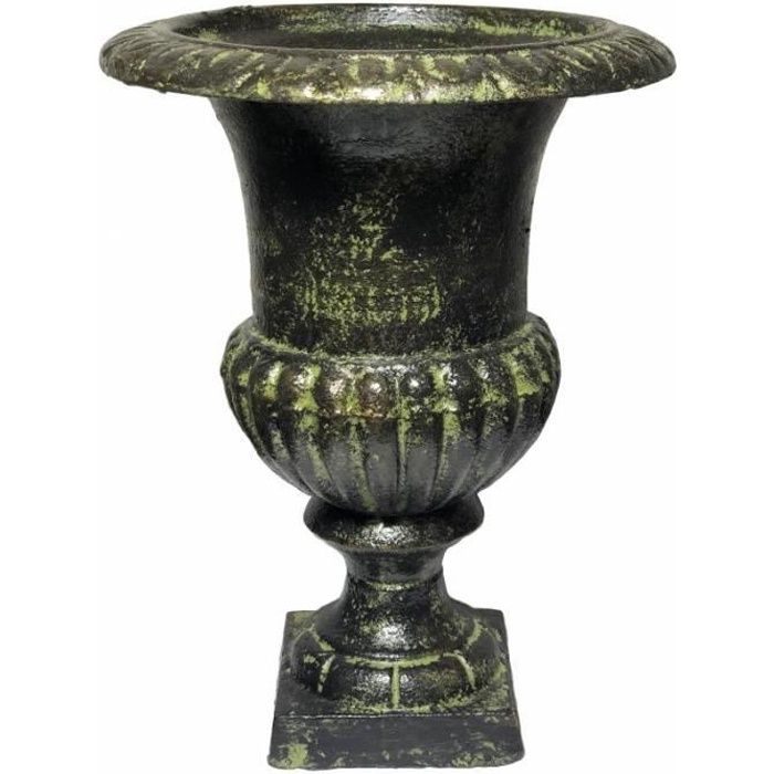 Vase Vasque Jardinière en Fonte Grise Style Médicis Pot de Fleur en ...