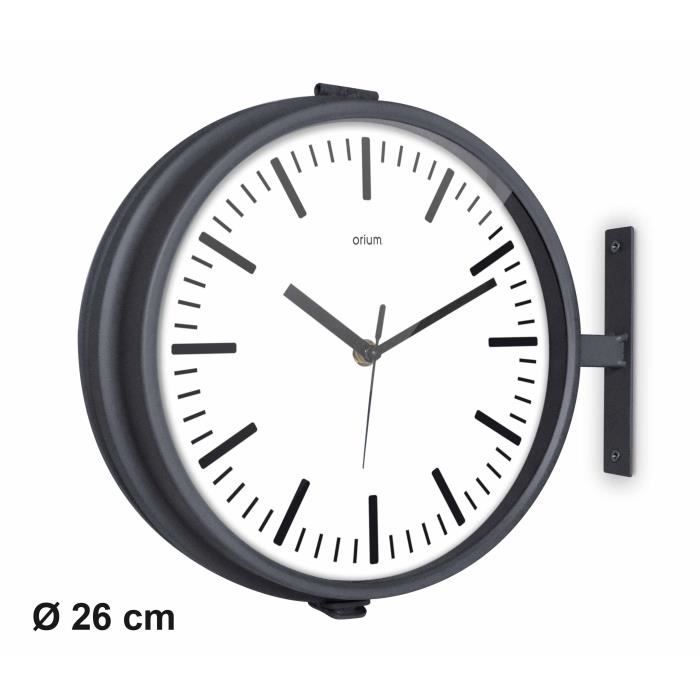 ORIUM - Horloge Harvey Double face Ø26cm - Cdiscount Maison