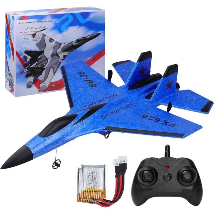 Avion télécommandé - PRUMYA - SU35 RC Jet - 2 canaux - 2,4 GHz - Facile ...