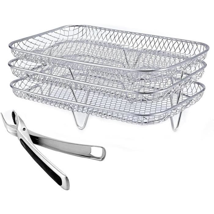Deshydrator Rack En Acier Inoxydable Avec Support Pour Friteuse À Air Chaud Et Accessoires Pour ...