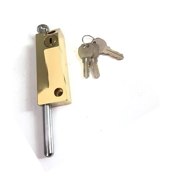 Verrou De Porte Coulissante Antivol De Sécurité Pivotant En Acier ...