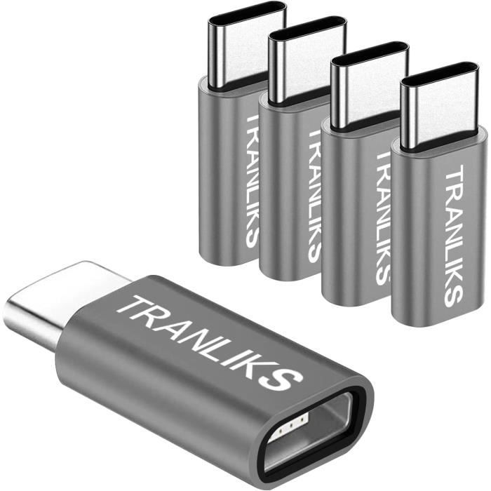 Adaptateur Micro Usb Femelle Vers Usb Type C Male Connecteur Support ...