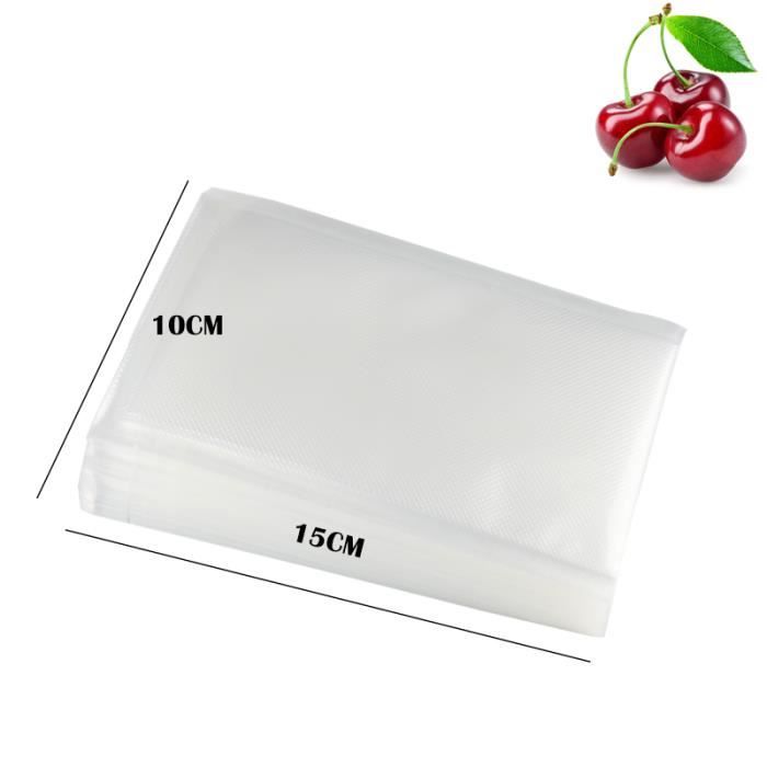 SAC ALIMENTAIRE,100PCS 10X15CM--Sac'emballage sous vide pour machine à ...