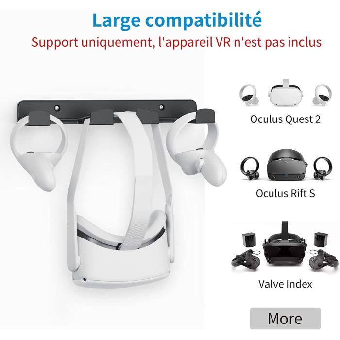 VR Support Mural pour Casque et Contrôleur - Universel Stand Compatible ...