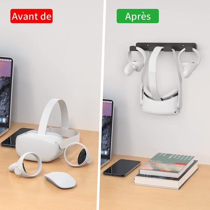 VR Support Mural pour Casque et Contrôleur - Universel Stand Compatible ...