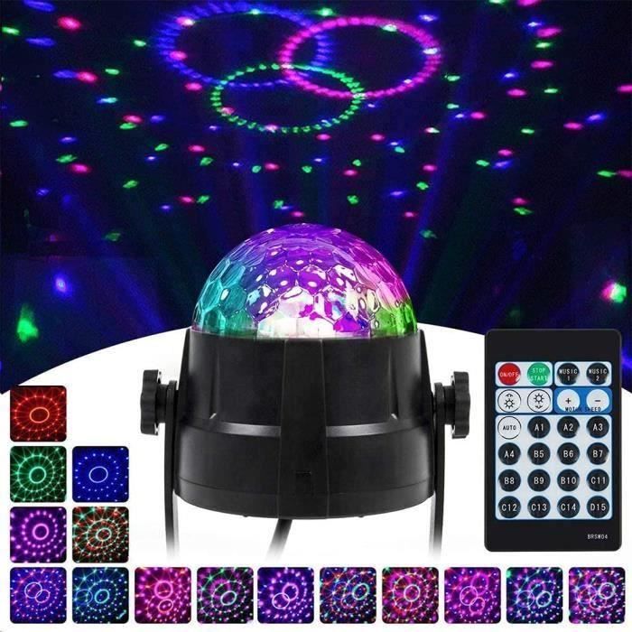 15 Couleurs Mode Disco Ball Party Dance LED lumière Lampe deffet ...