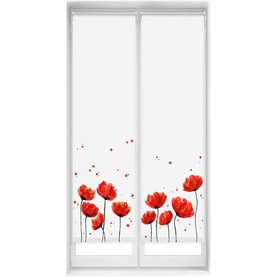 Easy Pack De 2 Stores Occultants Sans Perçage À Motifs – Store Noir ...