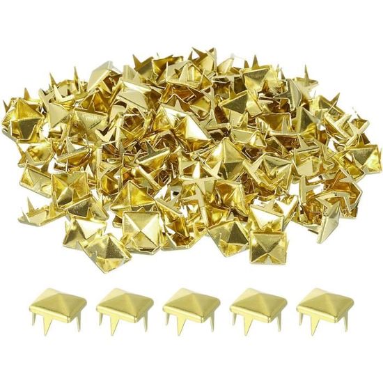 100 Ensembles De Clous À Pointe, Clous À Rivets Rapides En Pyramide De ...