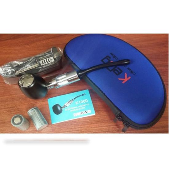 Pipe électronique K1000 et deux batteries 18350, un chargeur, un sac de ...