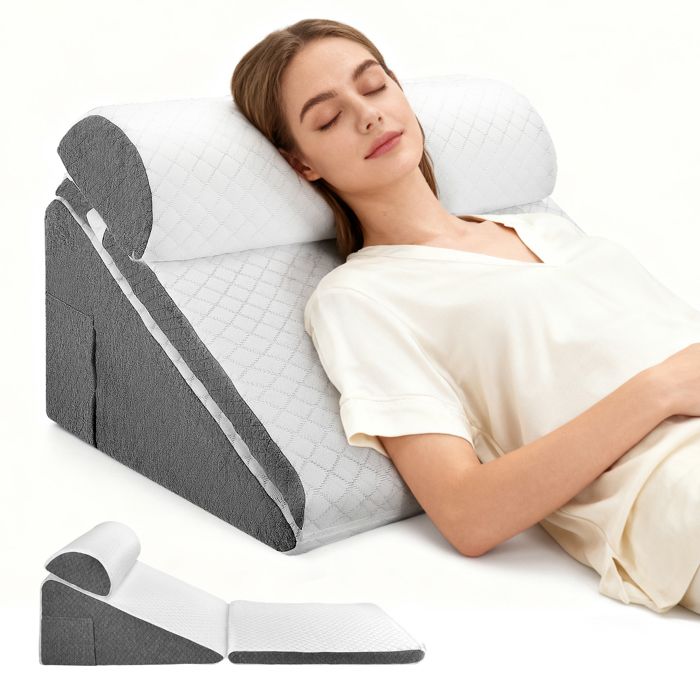 Coussin incliné pour lit, Coussin de Lecture en Mémoire de Forme ...
