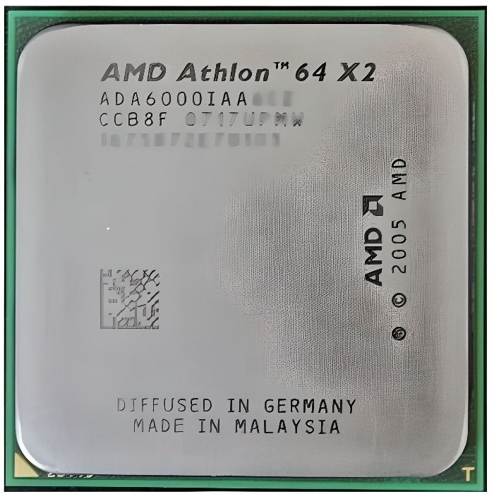Processeur CPU AMD Athlon 64 X2 6000+ 3GHz 2x 512Ko L2 ADV6000IAA5DO Socket AM2 - Cdiscount ...