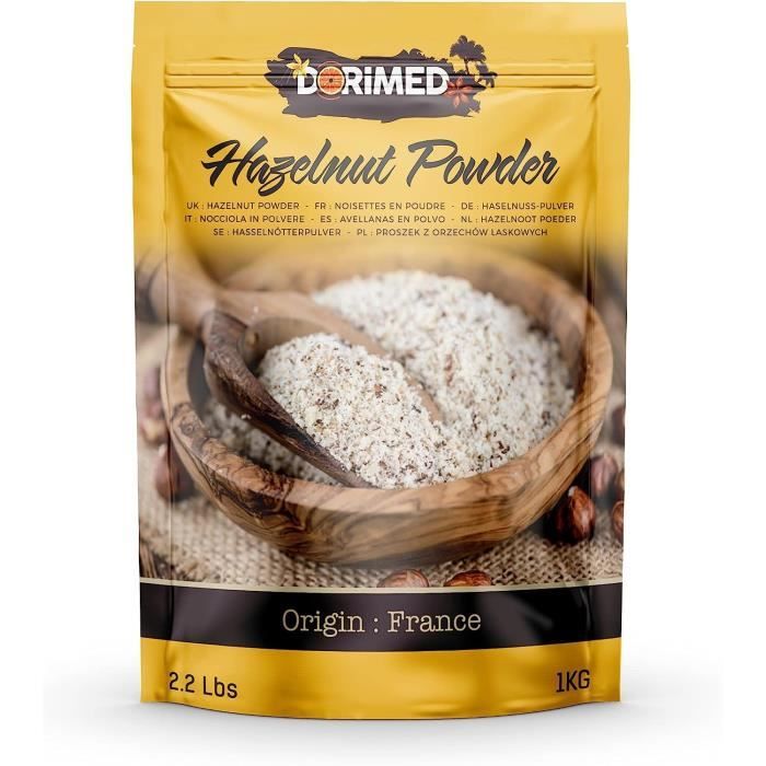 Noisettes Sèches - Poudre 1 Kg | Fruits Secs Naturels Moulus D origine ...