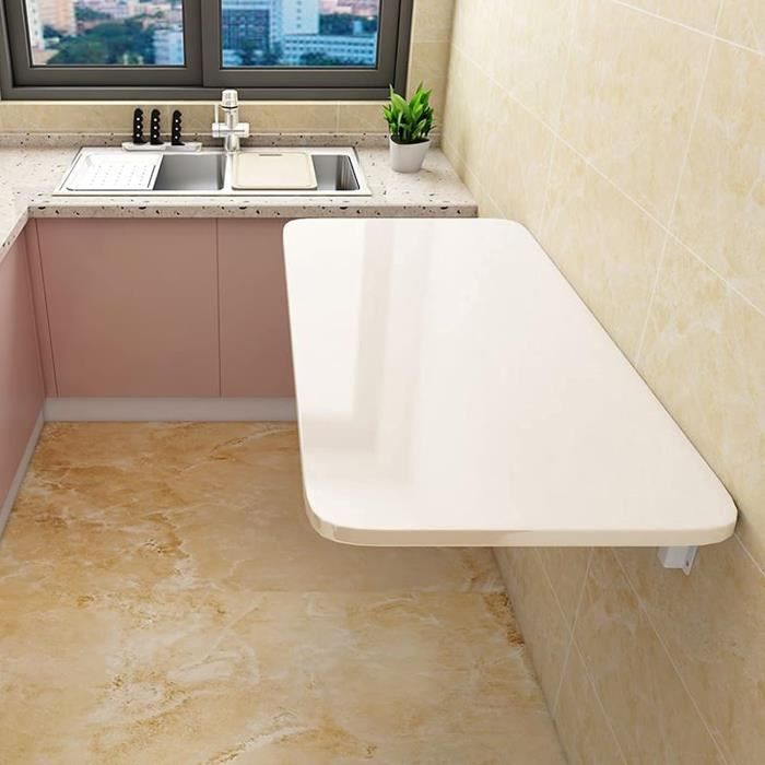 Table Pliante Murale Pliante En Bois,Table Pliante Murale Gain De Place ...