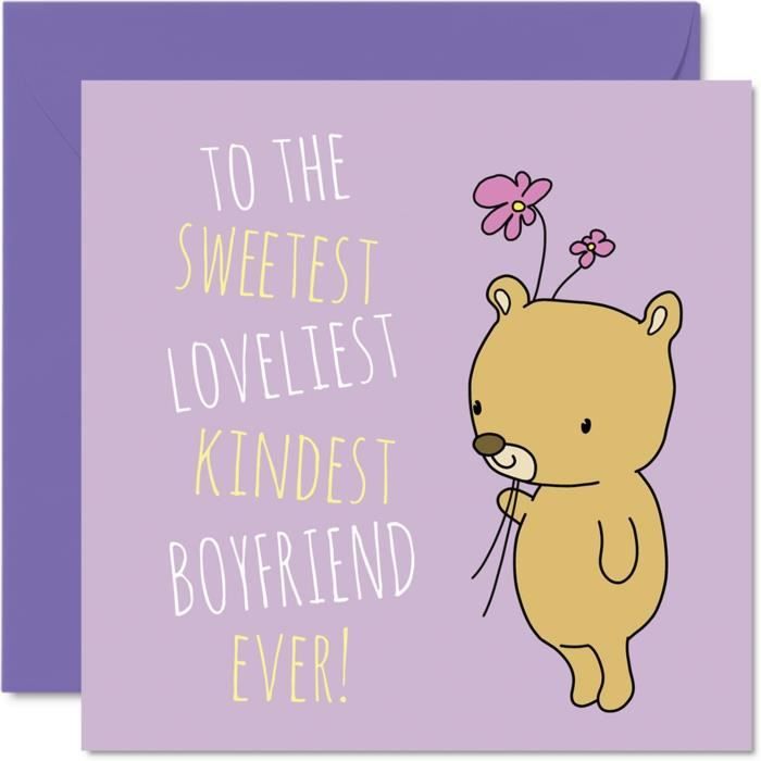 Cartes D'Anniversaire Sincères Pour Petit Ami \U2013 Carte D ...