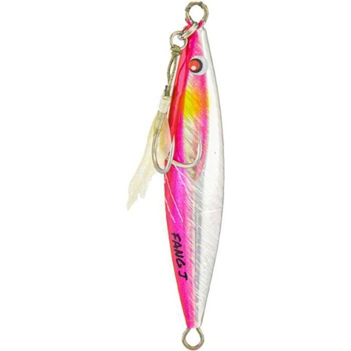 Jig métallique Orusa Fang Jig 60 g - Pêche en mer - Rose - Adulte ...
