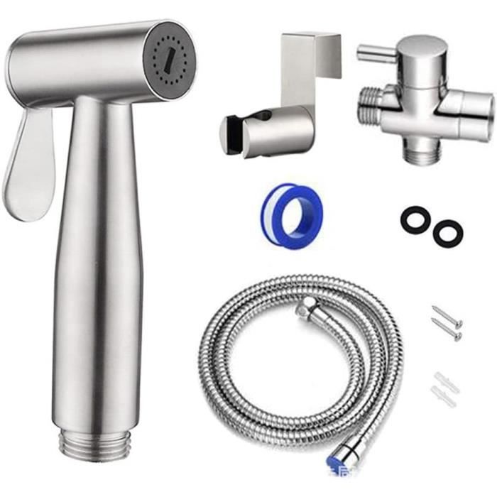 Kit Douchette WC,Douchette Toilette, Bidet à Main Pulvérisateur Mural ...