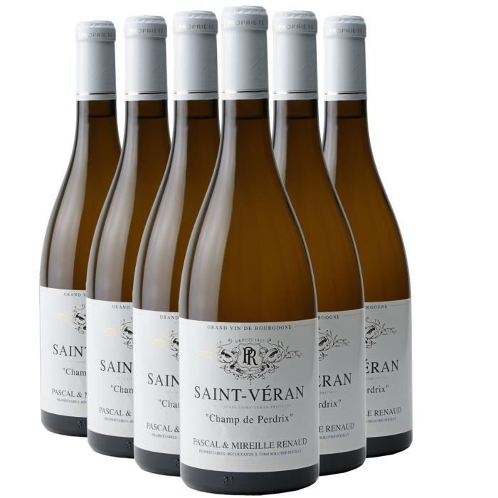 Saint-Véran Champ de Perdrix Blanc 2022 - Lot de 6x75cl - Domaine ...