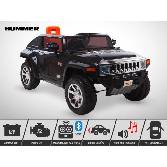 Voiture électrique enfant KINGTOYS - Hummer HX 70W - Noir - Cdiscount ...