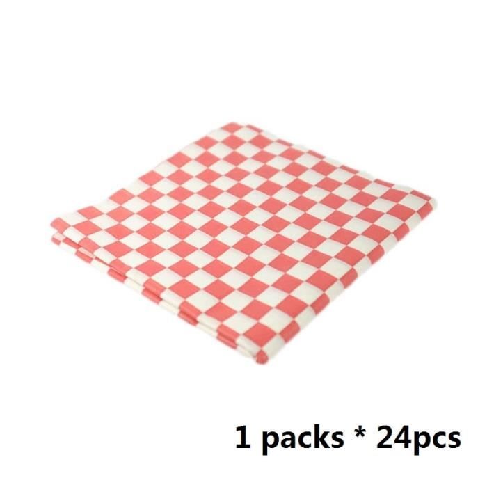 Papier Alimentaire,Feuilles de papier alimentaire jetables, 12 