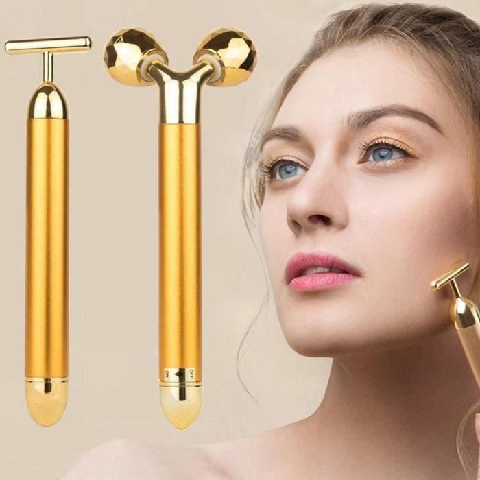 2-EN-1 Masseur de Visage Massage du visage, 3D Roller Electric Sonic ...