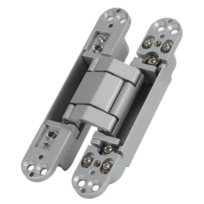 EJ.life Charnières invisibles Charnières de porte 3D réglable Invisible ...