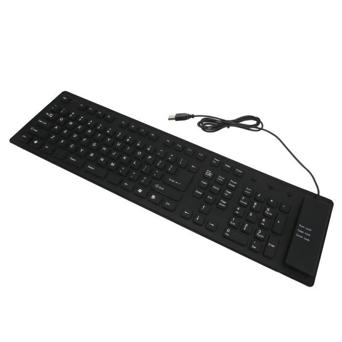 EJ.life 109 Keys Foldable Silicone Keyboard, Foldable Portable USB ...