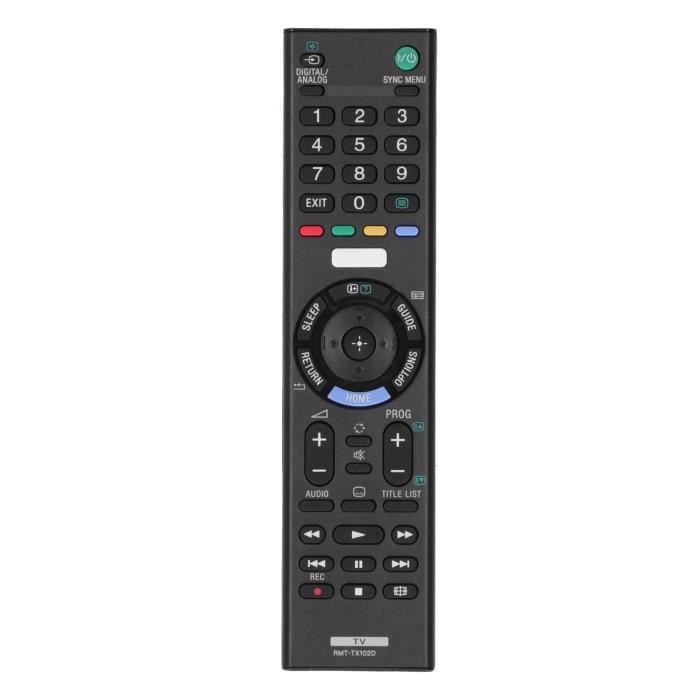 Télécommande de la télé Télécommande TV pour SONY RMT-TX102D pour KDL ...