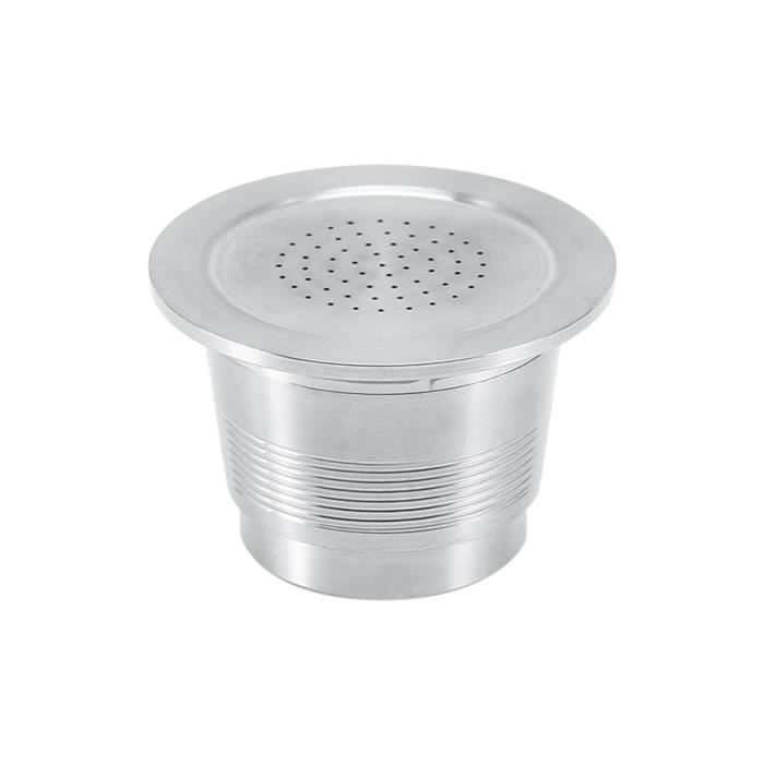 Capsule de café réutilisable rechargeable d'acier inoxydable compatible ...
