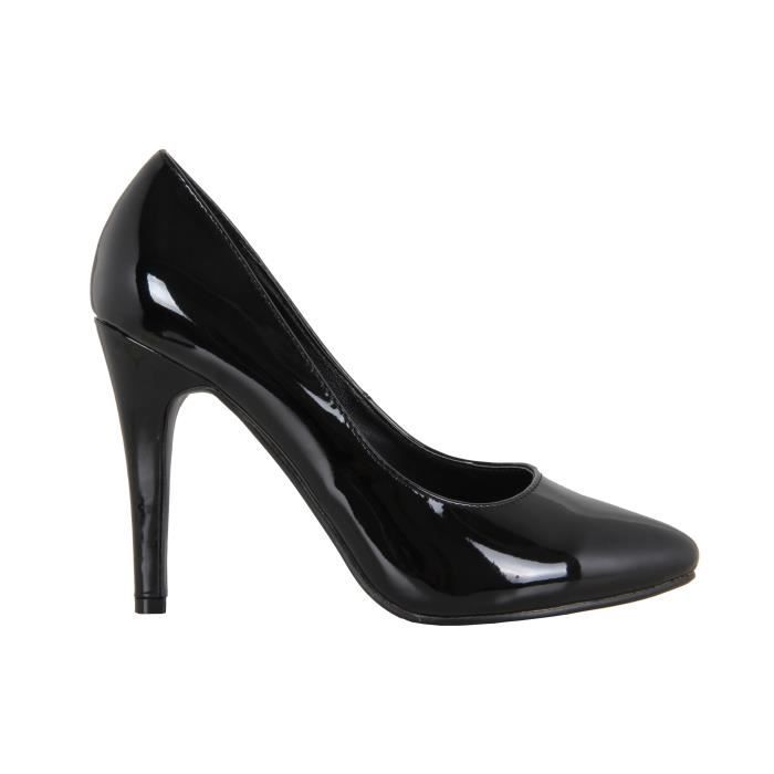 Femme Chaussure Talon Vernis Faux Cuir Classique - Achat / Vente Femme ...