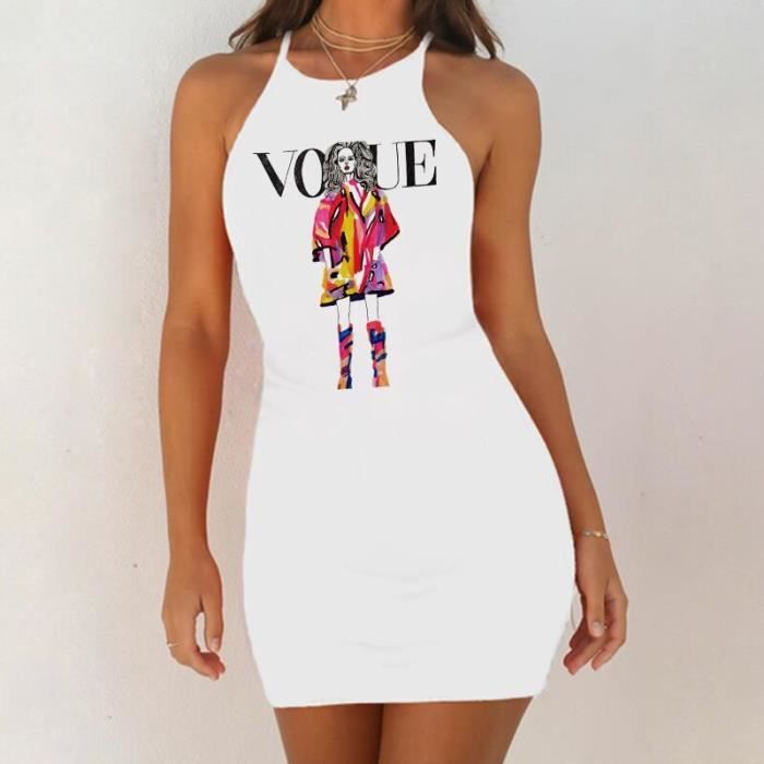 Robe,Femmes 2020 robe Sexy Vogue Sexy dame imprimer robe robe de boîte ...