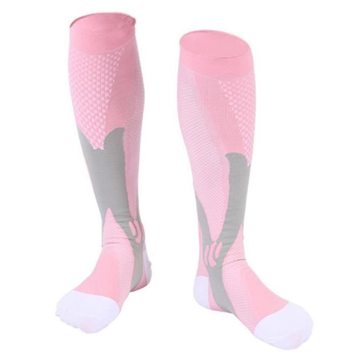 Chaussettes,Bas élastiques pour hommes et femmes,bas de Compression ...