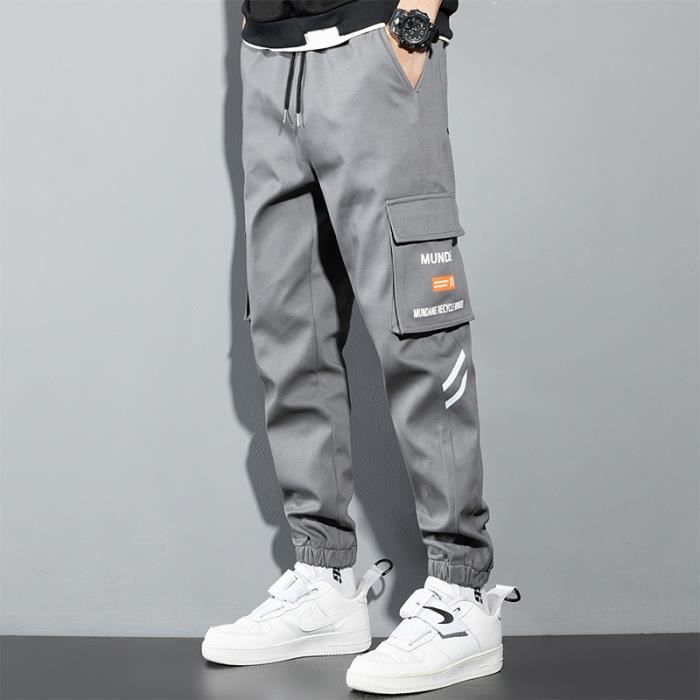 Pantalon de jogging - de marque Harem Cargo à poches 2222_gray - Cdiscount Prêt-à-Porter