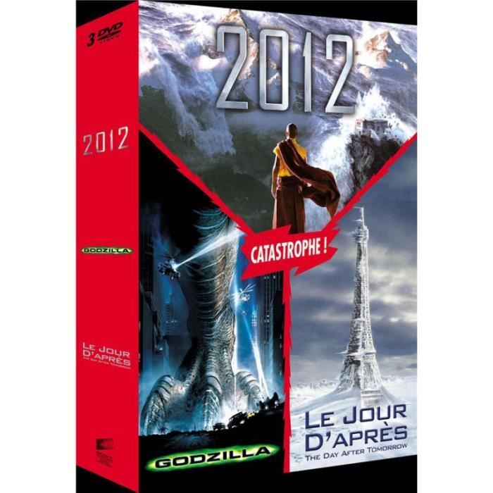 Coffret Roland Emmerich 3 Films : 2012 Godzilla Le Jour D'après [DVD ...