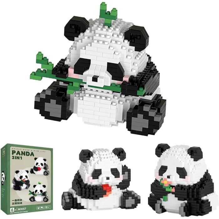 Panda Mini Briques De Construction 3 En 1 - Mini Briques De ...