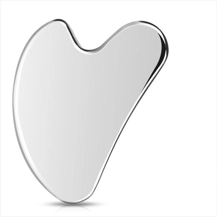 Gua Sha en Acier Inoxydable, Gua Sha Pour le Corps, le Visage, le Cou ...