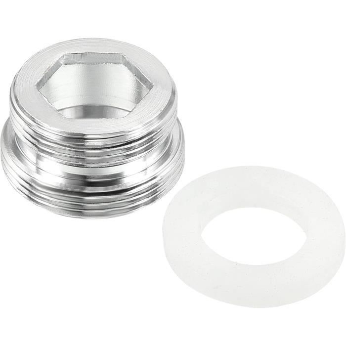 M22*1.0 Mâle À M20*1.0 Mâle Filetage Robinet Adaptateur, Chromé ...