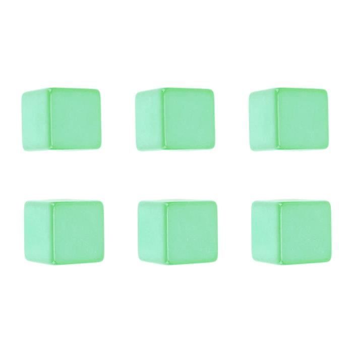 YES cubes vierges Blocs De Dés 6 Faces Dés Vierges 30 Mm Lot De 6 Pour ...