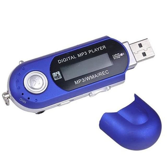 LECTEUR MP3,Blue -8 GO--Mini lecteur de musique Mp3 Portable, écran Lcd ...