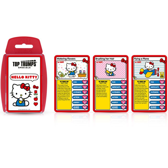 Jeu de cartes - WINNING MOVES - Hello Kitty Top Trumps - 2 joueurs ou ...