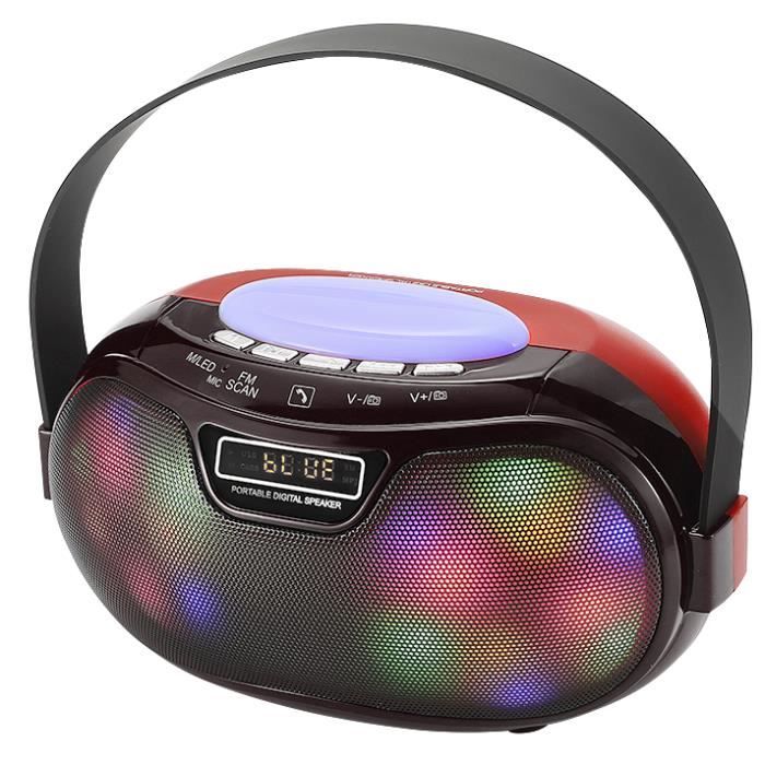 MINI BOOMBOX BT FM USB MICRO SD NOIRE - AKOR - Cdiscount TV Son Photo