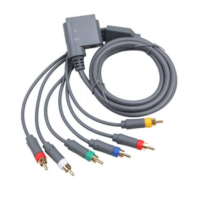 Câble Component YUV HD AV pour Xbox 360 - Cdiscount Informatique