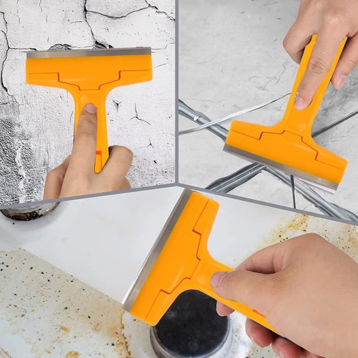 FRA grattoir pour enlever la colle 10 pièces grattoir à lame de rasoir ...