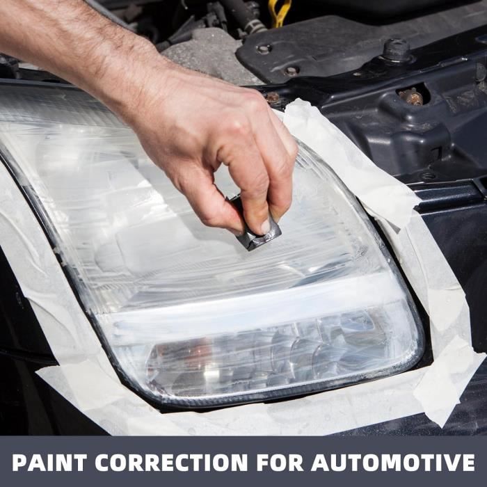 Papier de Verre 320 Grain Papier a Poncer pour Polir Carrosserie Phare ...