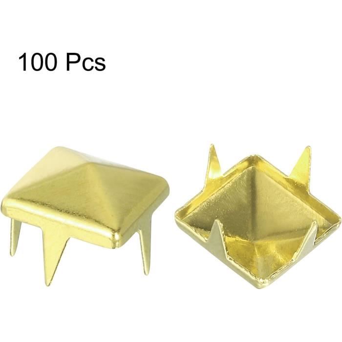 100 Ensembles De Clous À Pointe, Clous À Rivets Rapides En Pyramide De ...