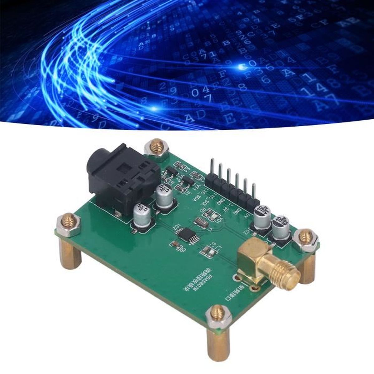 WOH - Carte stéréo FM,Module récepteur FM carte de réception Radio haute sensibilité stéréo pour ...