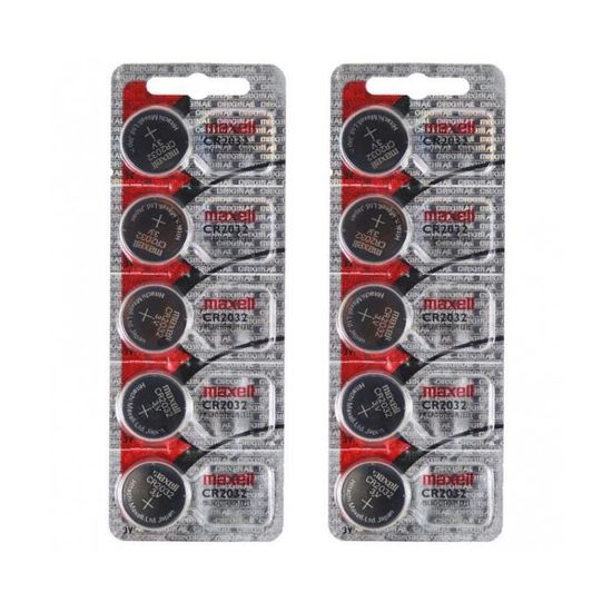 10 piles CR2032 Maxell - - Cdiscount Jeux - Jouets
